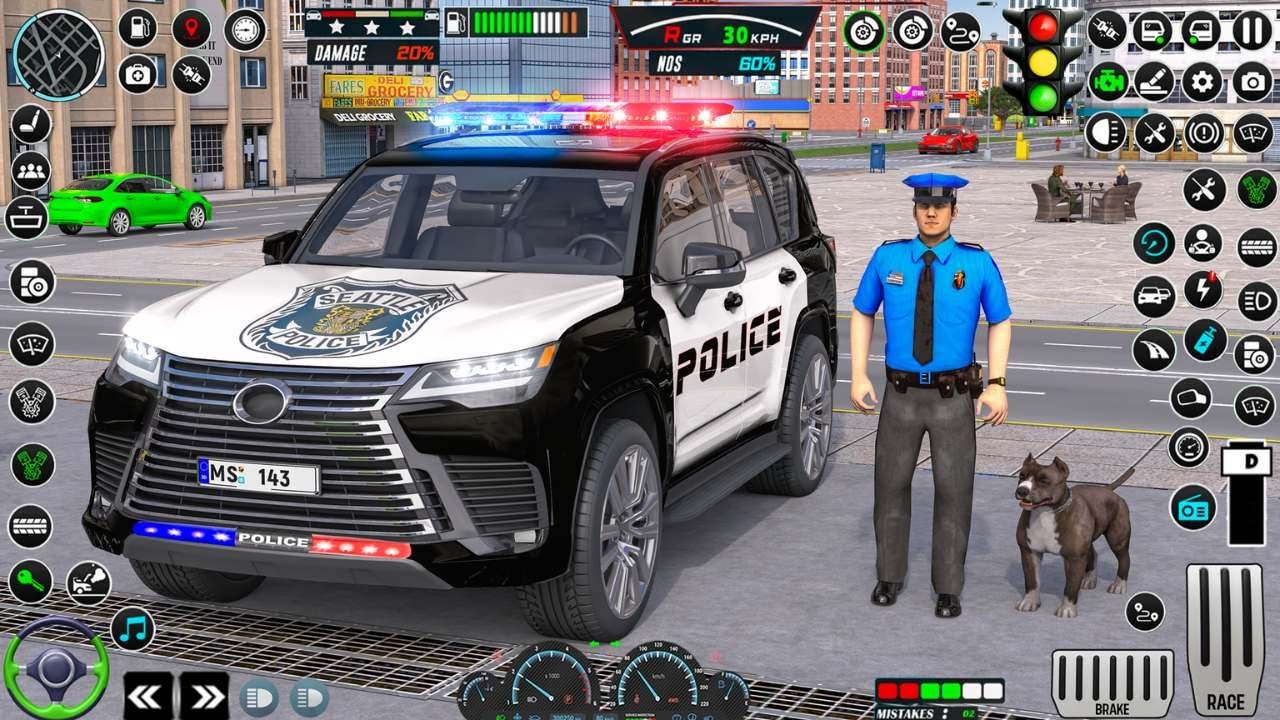 Police Simulator 2023 - Gangster Chase Police Car Driving Game - YouTube