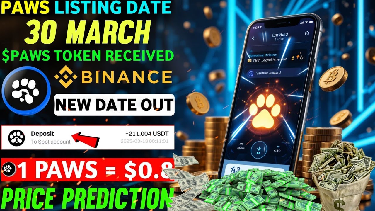 Paws Listing Date 30 March | Paws Airdrop Price Prediction | Paws ...