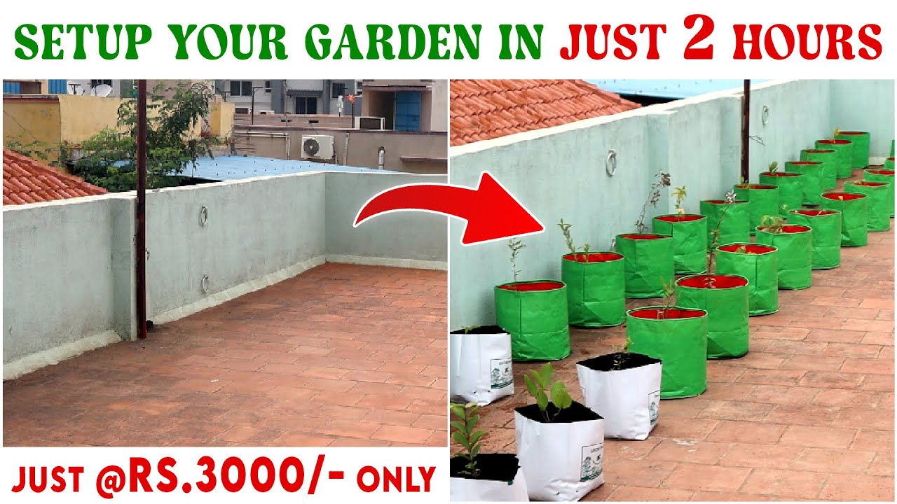 Setup your Terrace garden in 2 hours Just @Rs.3000 | Gardening Kit ...