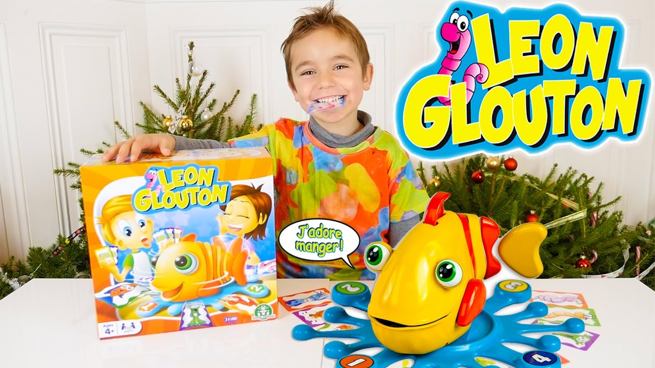 JEU - LEON GLOUTON - Ce Poisson ne fait que Manger ! - Jeu de société ...