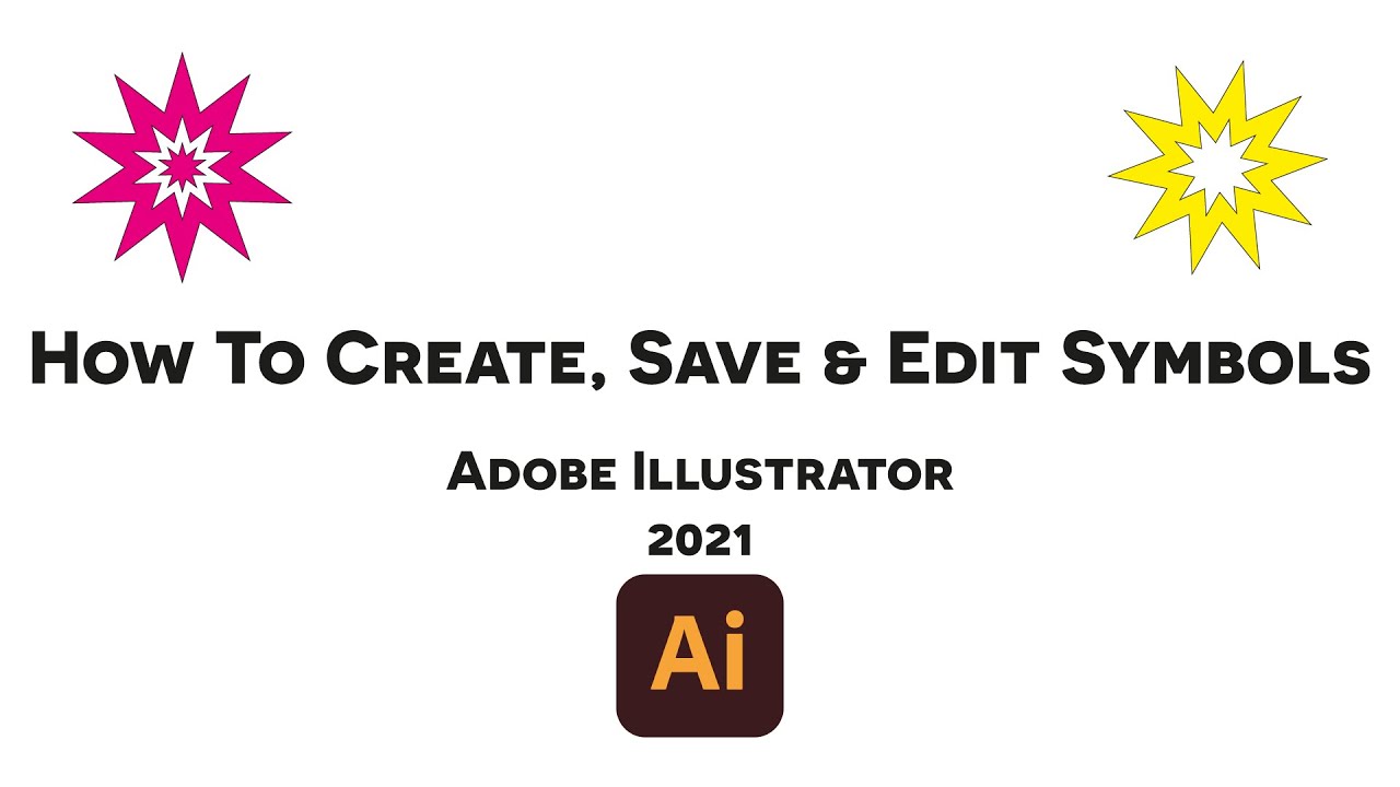 How To Create & Edit Symbols in Adobe Illustrator 2021 - YouTube