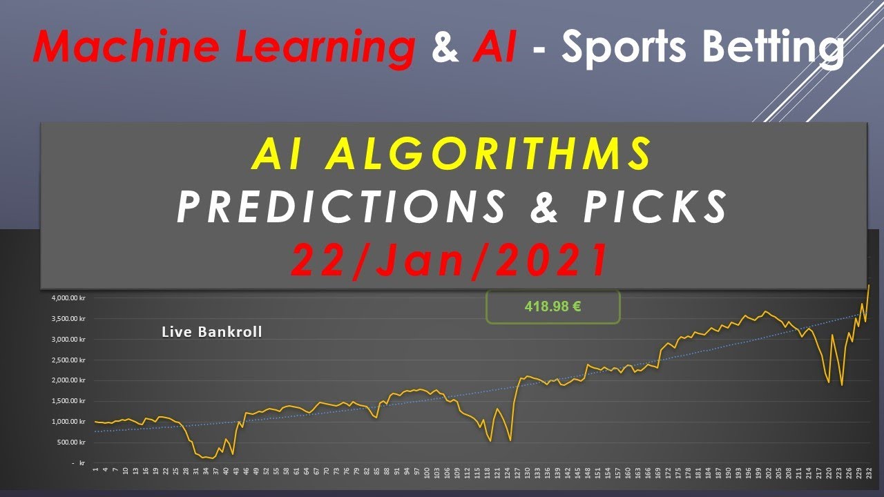 AI Algorithms-Predictions & Picks (22/Jan/2021)-Sports Betting - YouTube