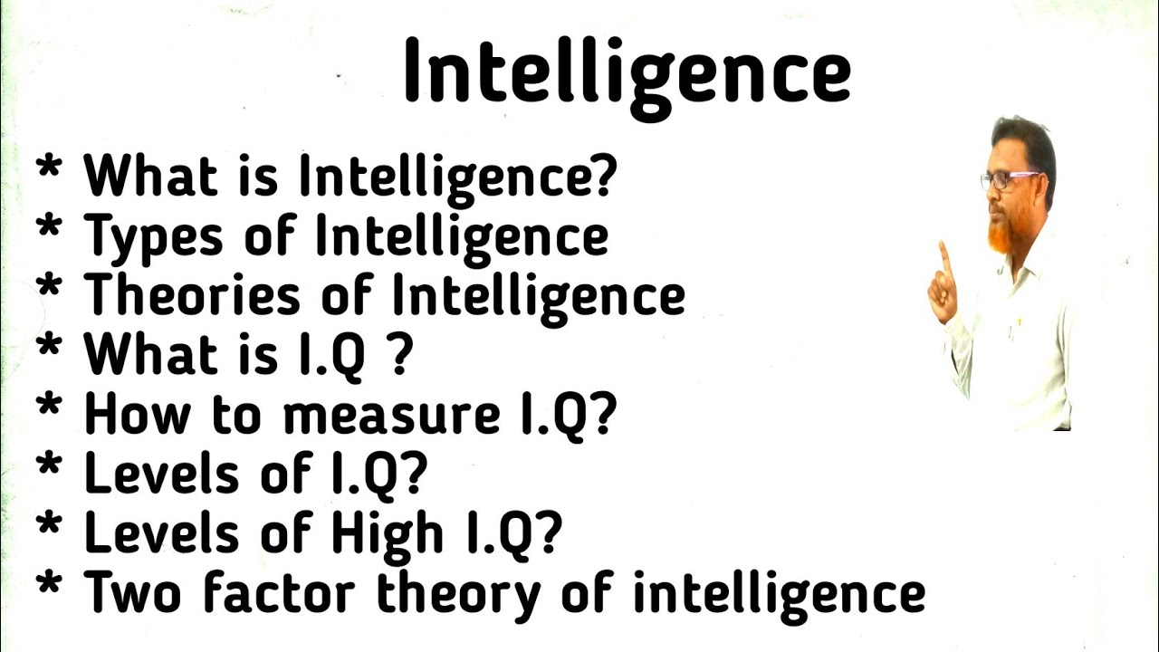 Different aspects of Intelligence - YouTube