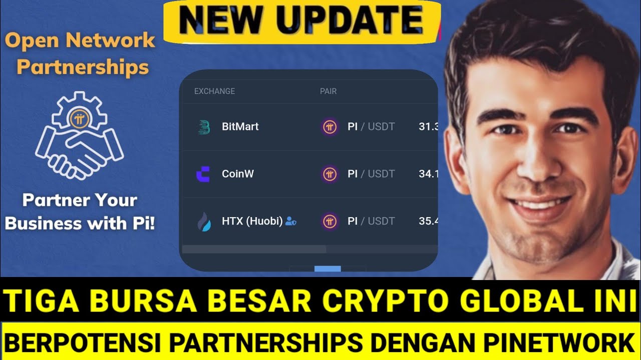 PINETWORK TERBARU~3 BURSA CRYPTO GLOBAL INI BERPOTENSI KERJA SAMA DENGAN PINETWORK - YouTube