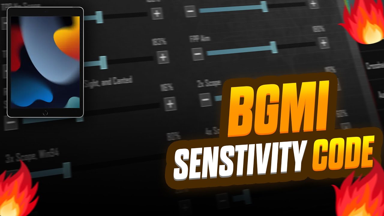 3.6 Update! BGMI iPad SENSITIVITY & 4 Finger CONTROL Code for iPad 9th ...