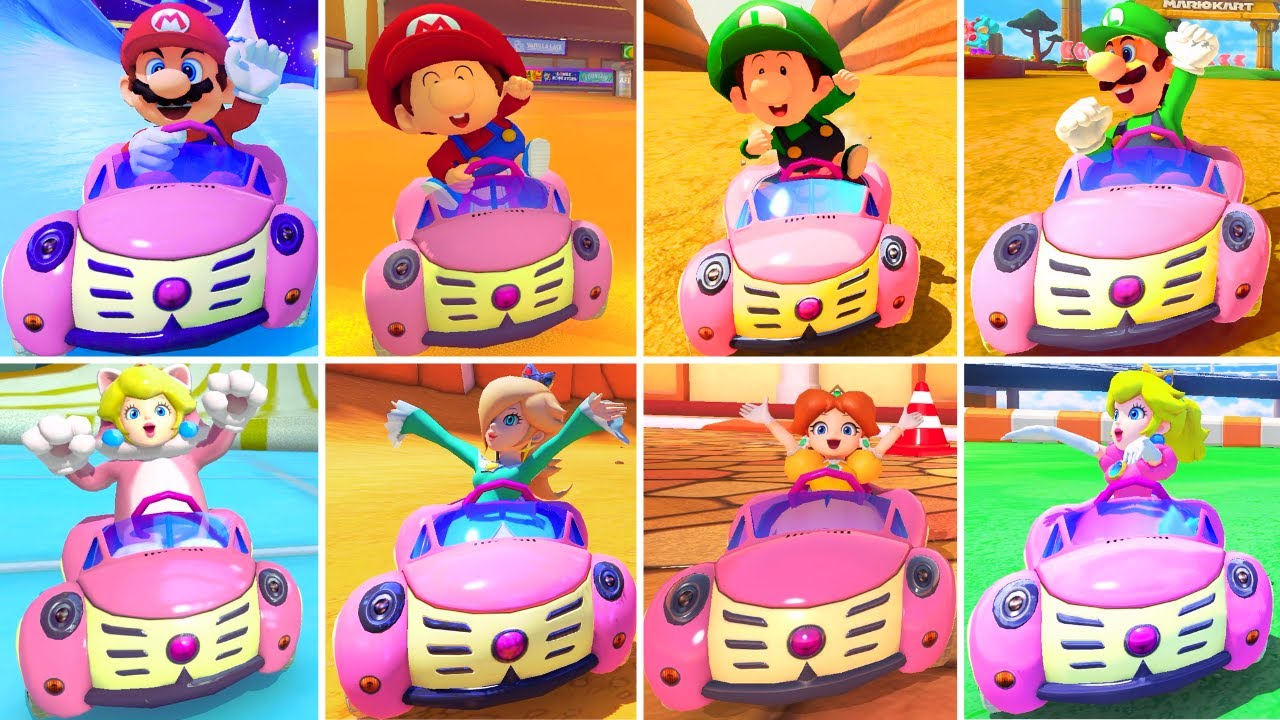 All Winning Animations - CAT CRUISER - Mario Kart 8 Deluxe (DLC 1-6 ...