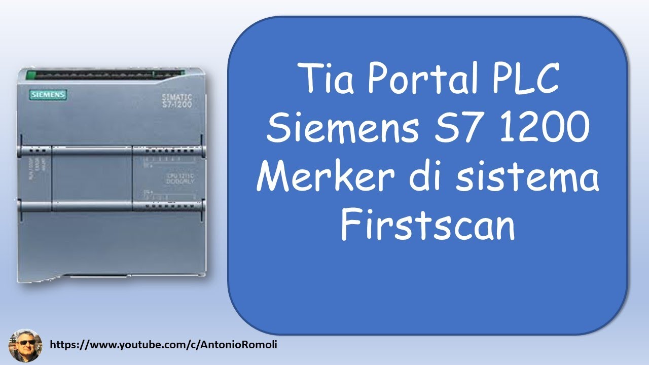 Tia Portal merker di sistema Firstscan (Video 15) - YouTube