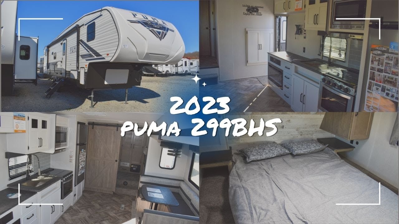 Beautiful 5th Wheel That Sleeps Up To 10! | 2023 Puma 299BHS - YouTube
