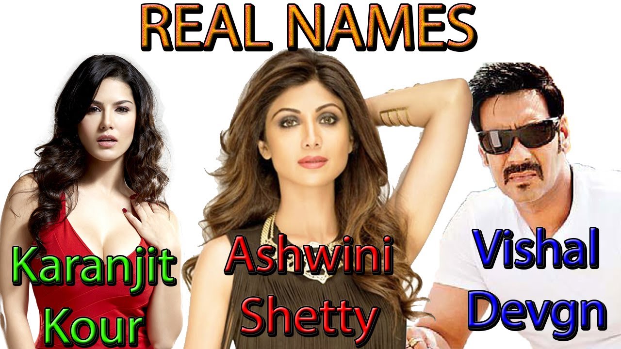 Real Names of Bollywood Actresses & Actors Which you don't know before ...