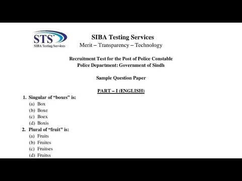 Solution of sample paper by STS for police constable,RRF, SSU, CMU SCU ...