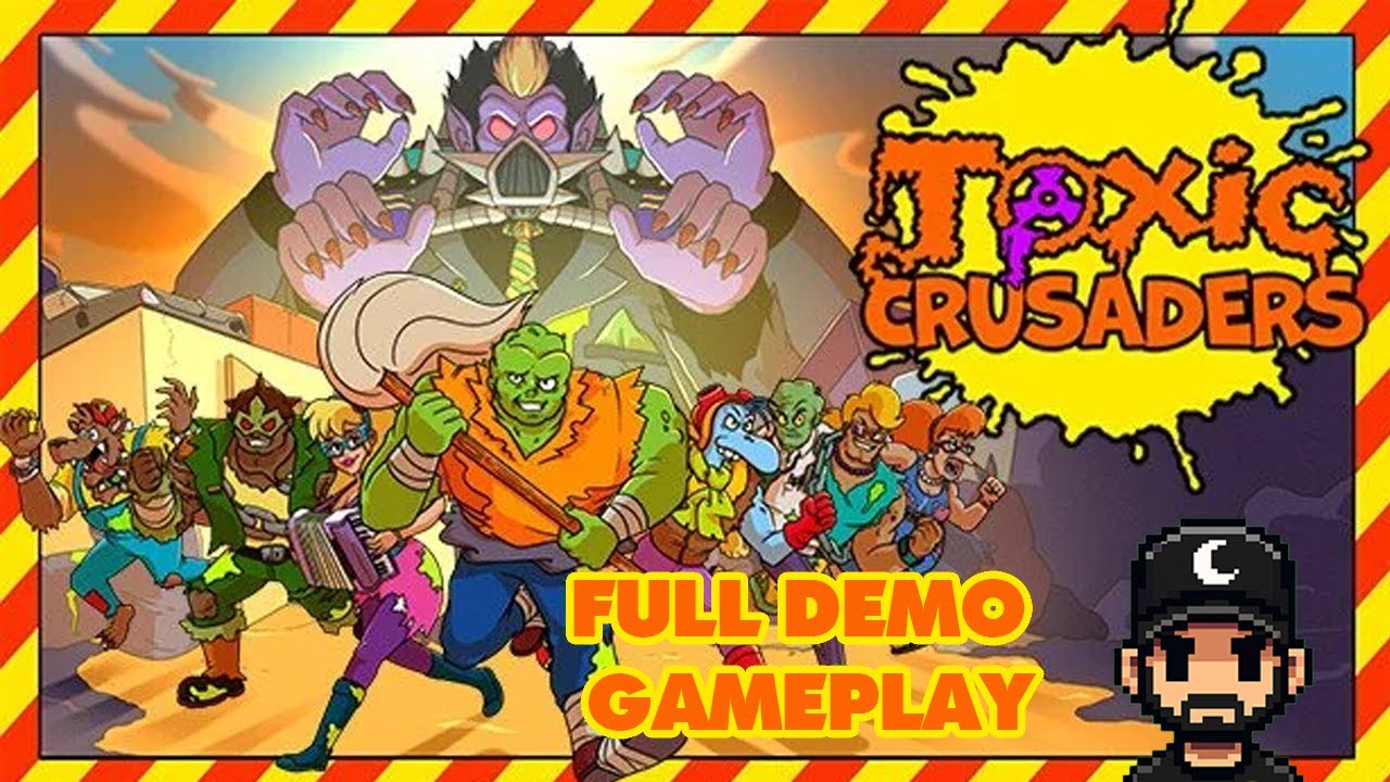 Clean­ing Up Tromaville! 🧹 Toxic Crusaders Steam Demo Full Run - YouTube