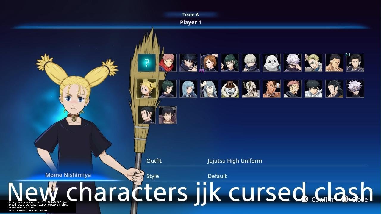 New characters in jujutsu kaisen cursed clash - YouTube