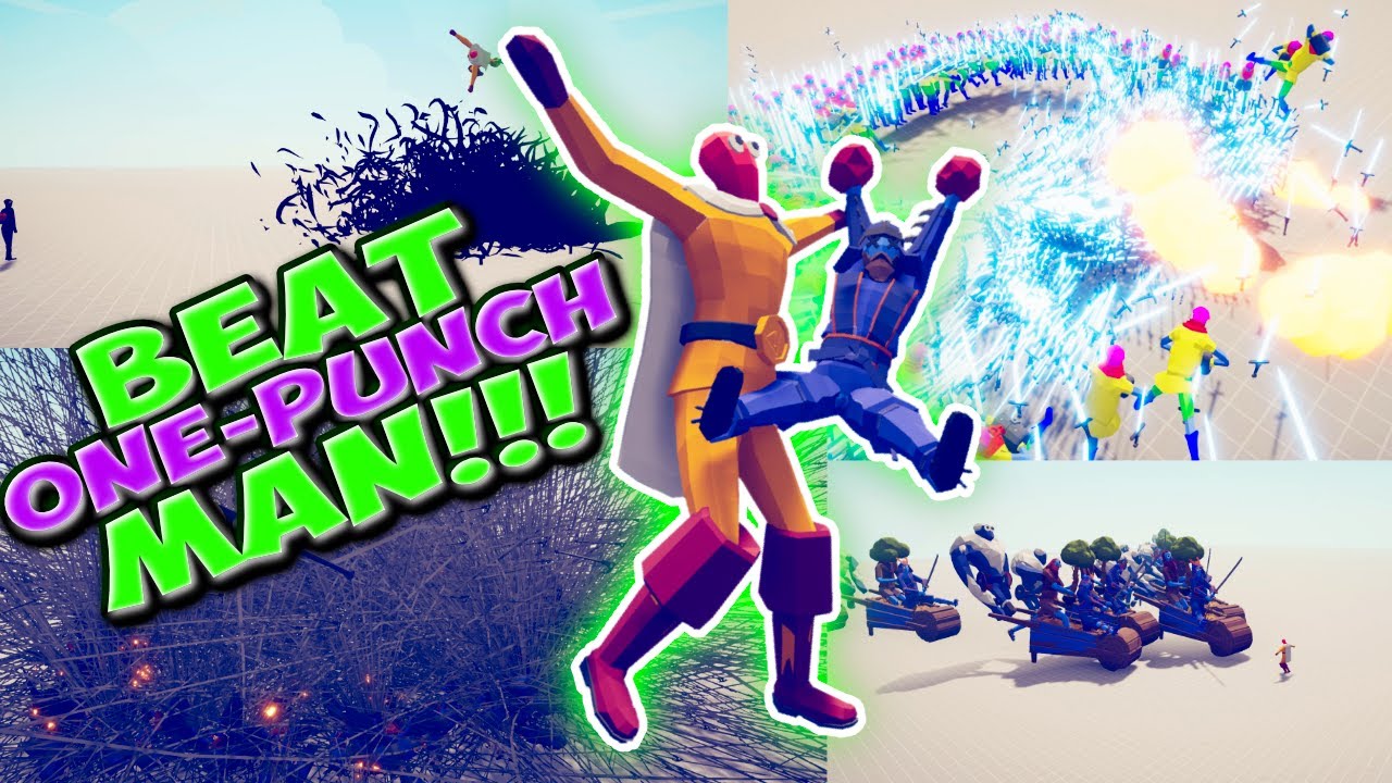 TABS - Beat One-Punch Man! Crazy Battles! - Mods Gameplay - YouTube