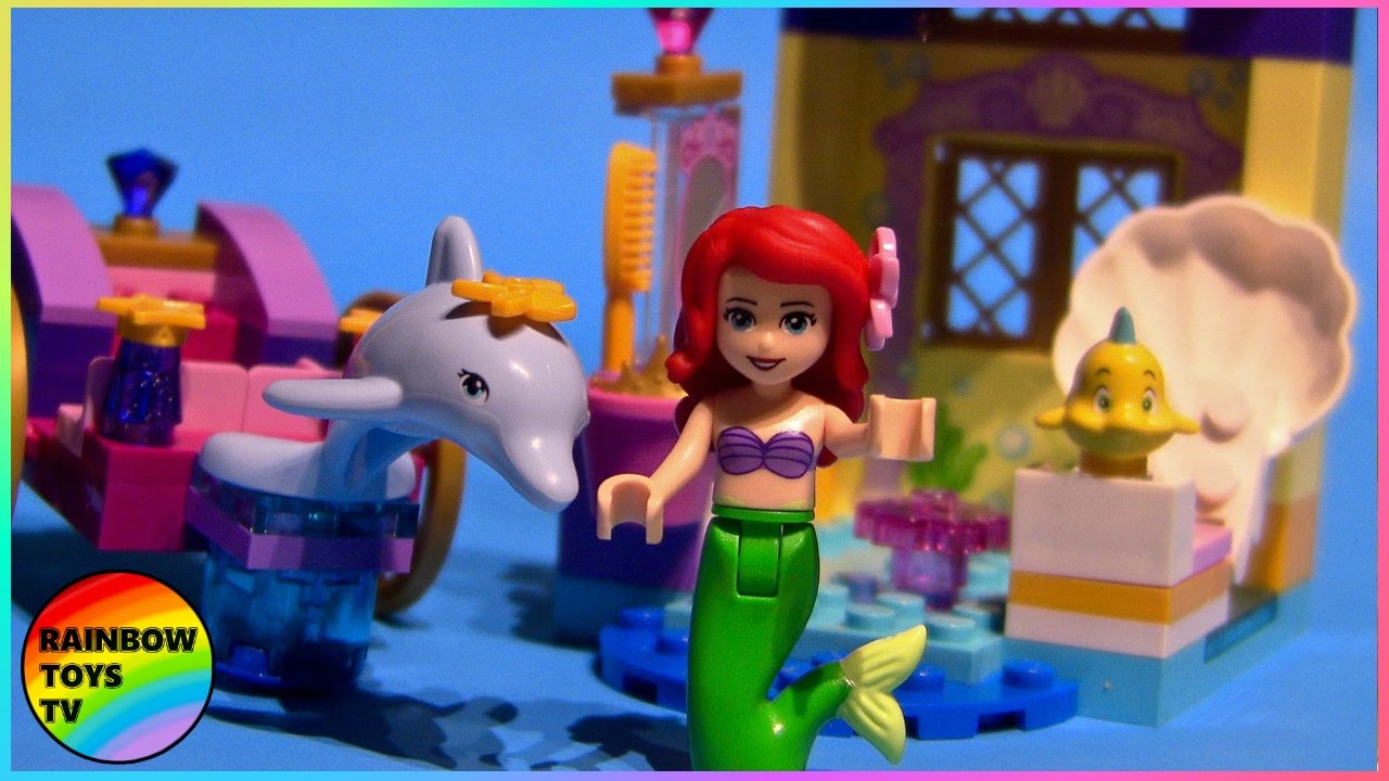 LEGO Toys for Kids | Disney Princess Ariel's Dolphin Carriage 10723 ...