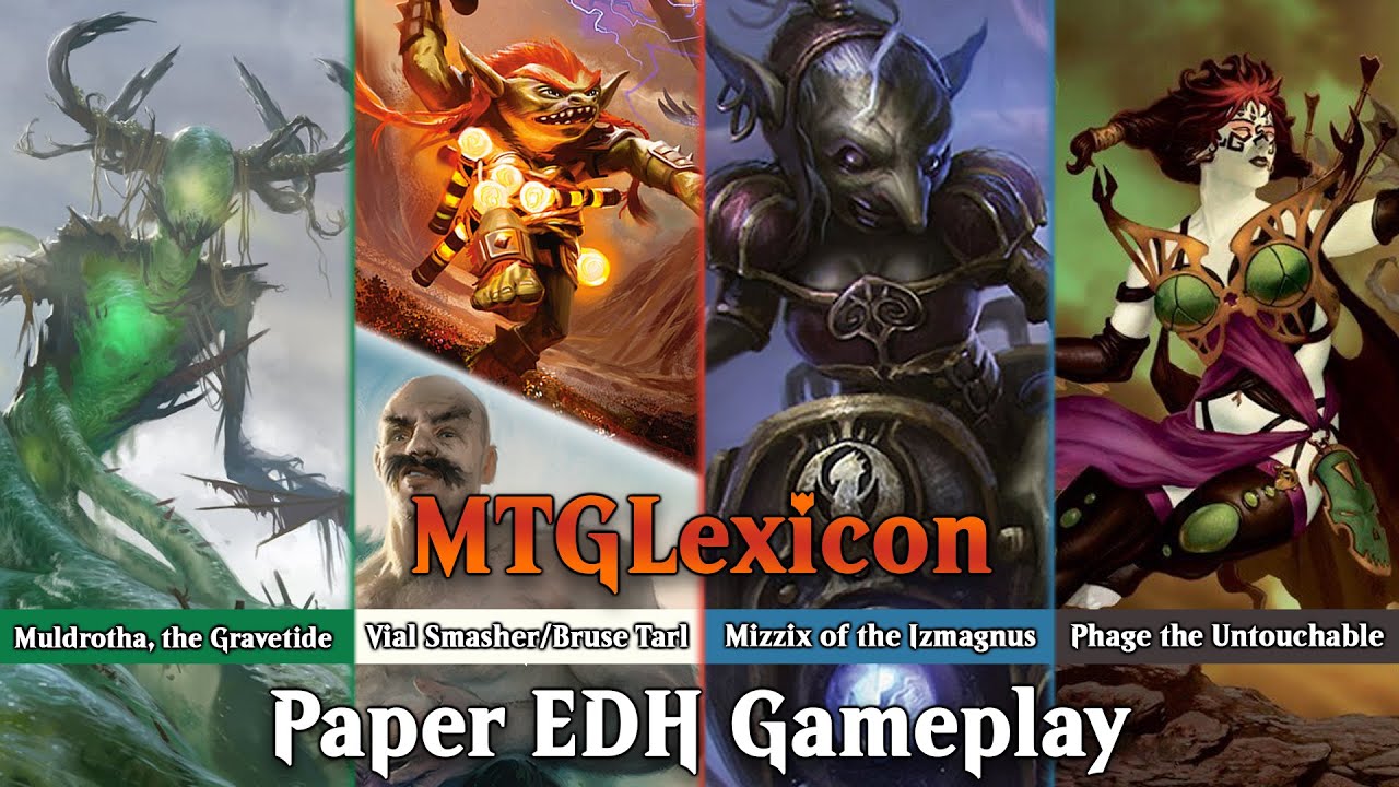 Commander/EDH Gameplay | S4E2.1 - Muldrotha VS Bruse // Vial VS Mizzix ...
