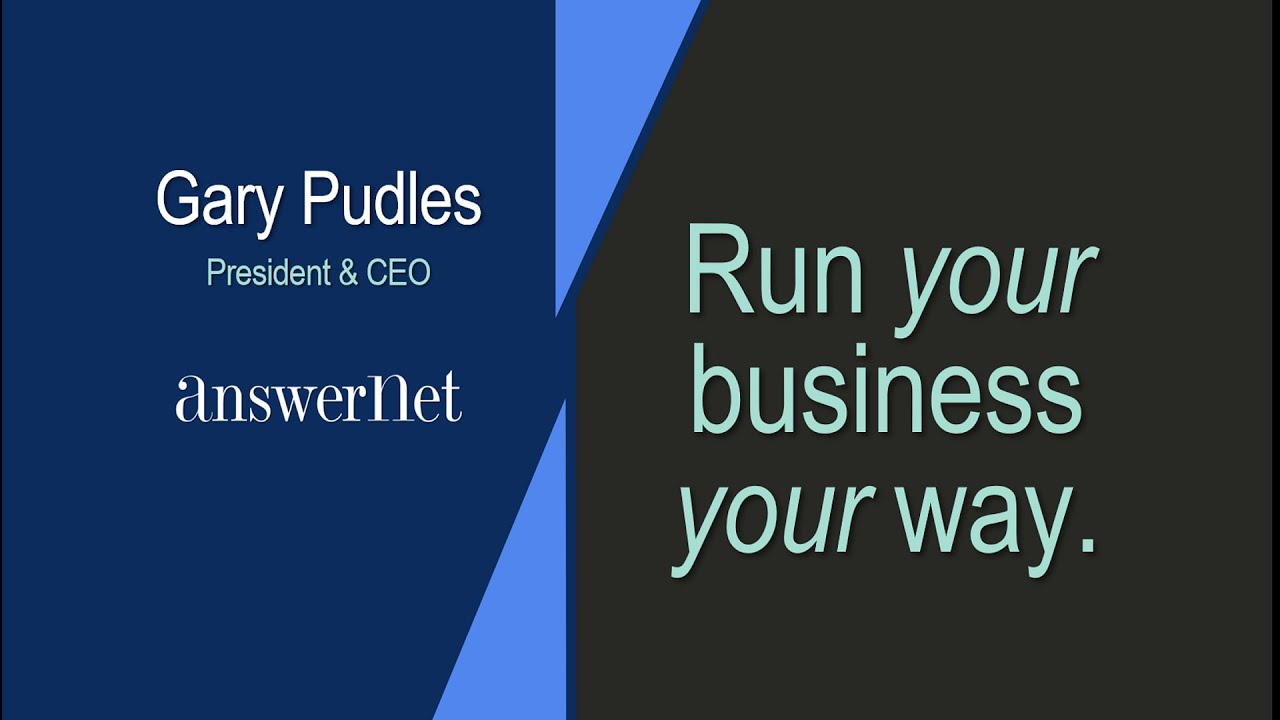 "Run Your Business Your Way" (Gary Pudles/EMC20 Fastball Presentation ...