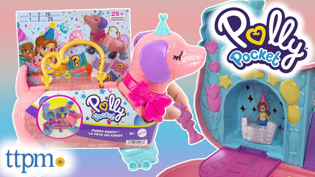Polly Pocket Puppy Party - YouTube