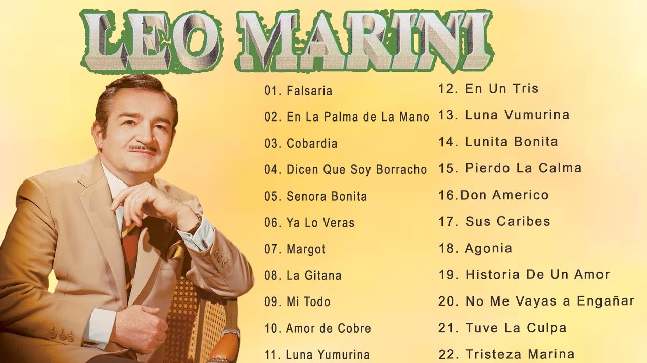 Leo Marini Boleros De Oro - 20 Exitos Inolvidables De Leo Marini ...