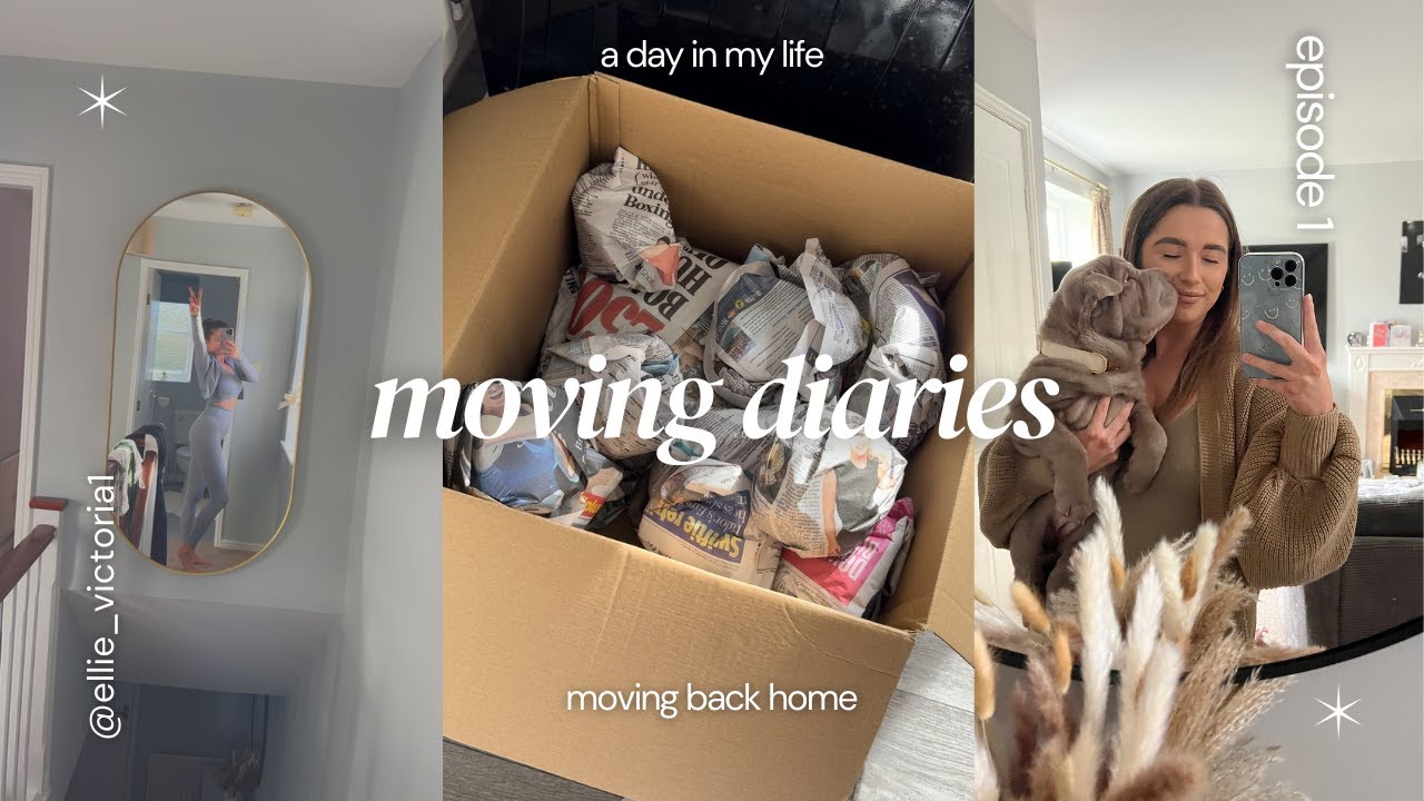 MOVING BACK HOME?!📦🏡 | MOVING VLOG, MOVING BACK IN WITH MY PARENTS ...