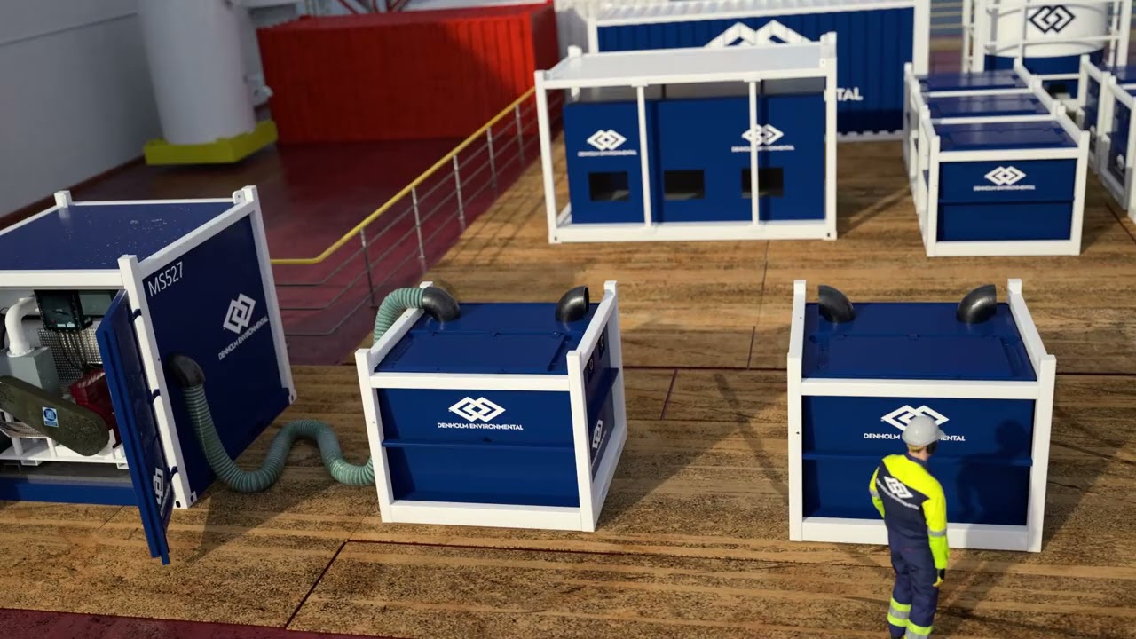 Cargo Oil Tank De-mucking and Cleaning Scenario FPSO - YouTube