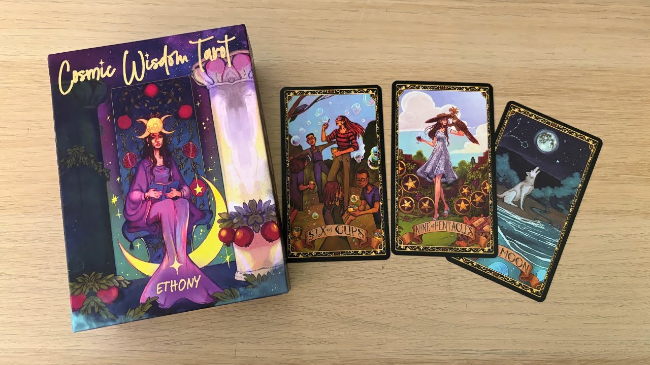 Cosmic Wisdom Tarot 💜🔮 Deck Review - YouTube