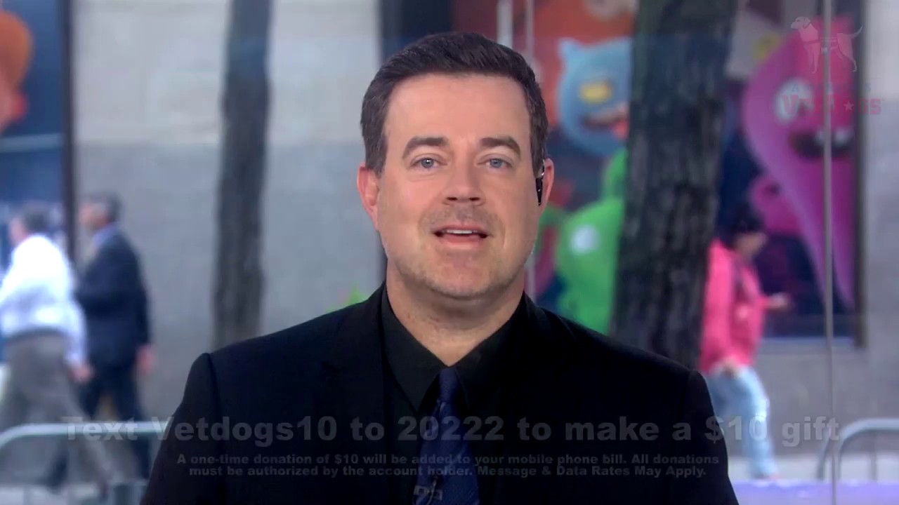 Carson Daly America's VetDogs PSA with Text To Give 2020 - YouTube