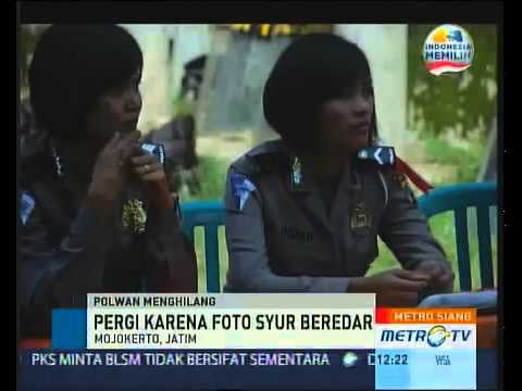 Polwan masih Menghilang sejak Foto Setengah Bugilnya Beredar