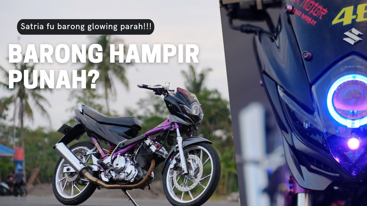 REVIEW satria fu barong, modifikasi simple dan elegan bukan komorod ...