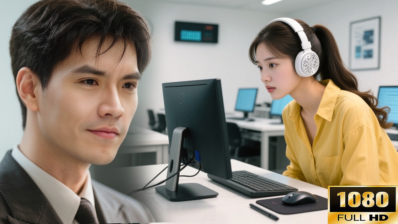 The least educated girl worked hard on her computer skills, caught the ...