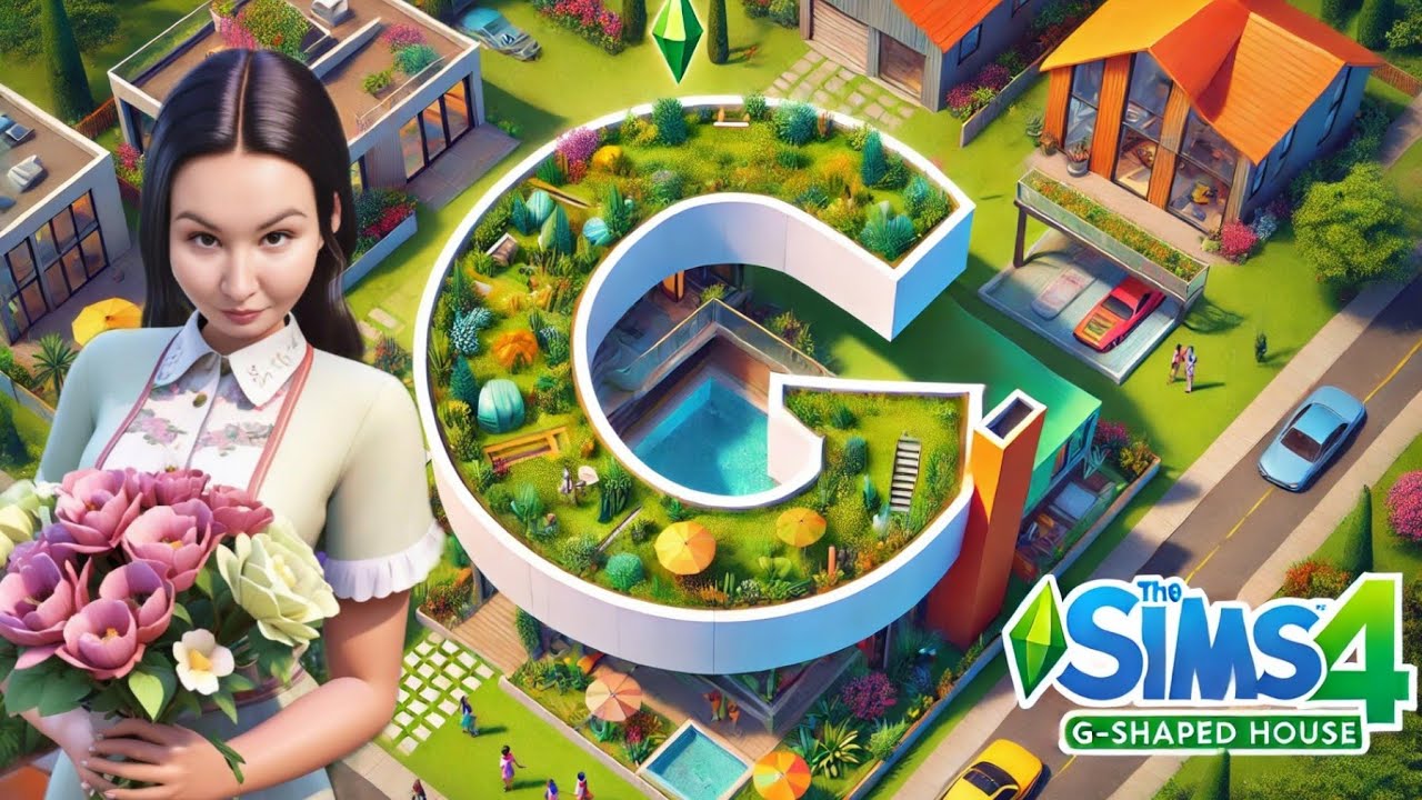 Sims 4 Alphabet Challenge: Kuća u Obliku Slova G! 🏠 - YouTube