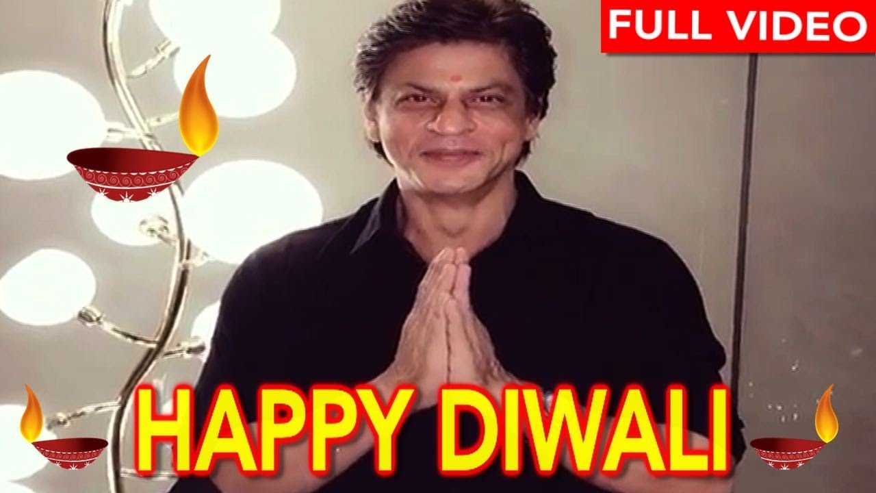 Diwali 2017 Shahrukh Khan Wishes Happy Diwali to FANS | Bollywood ...