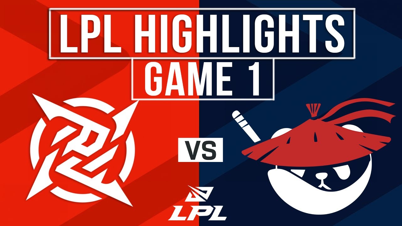 NIP vs AL Highlights Game 1 | LPL 2025 Split 1 Playoffs | Ninjas in Pyjamas vs Anyone's Legend ...