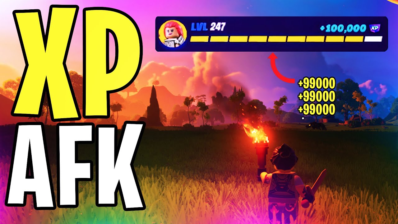 XP AFK EN FORTNITE LEGO | 420.000XP DIARIOS! - YouTube