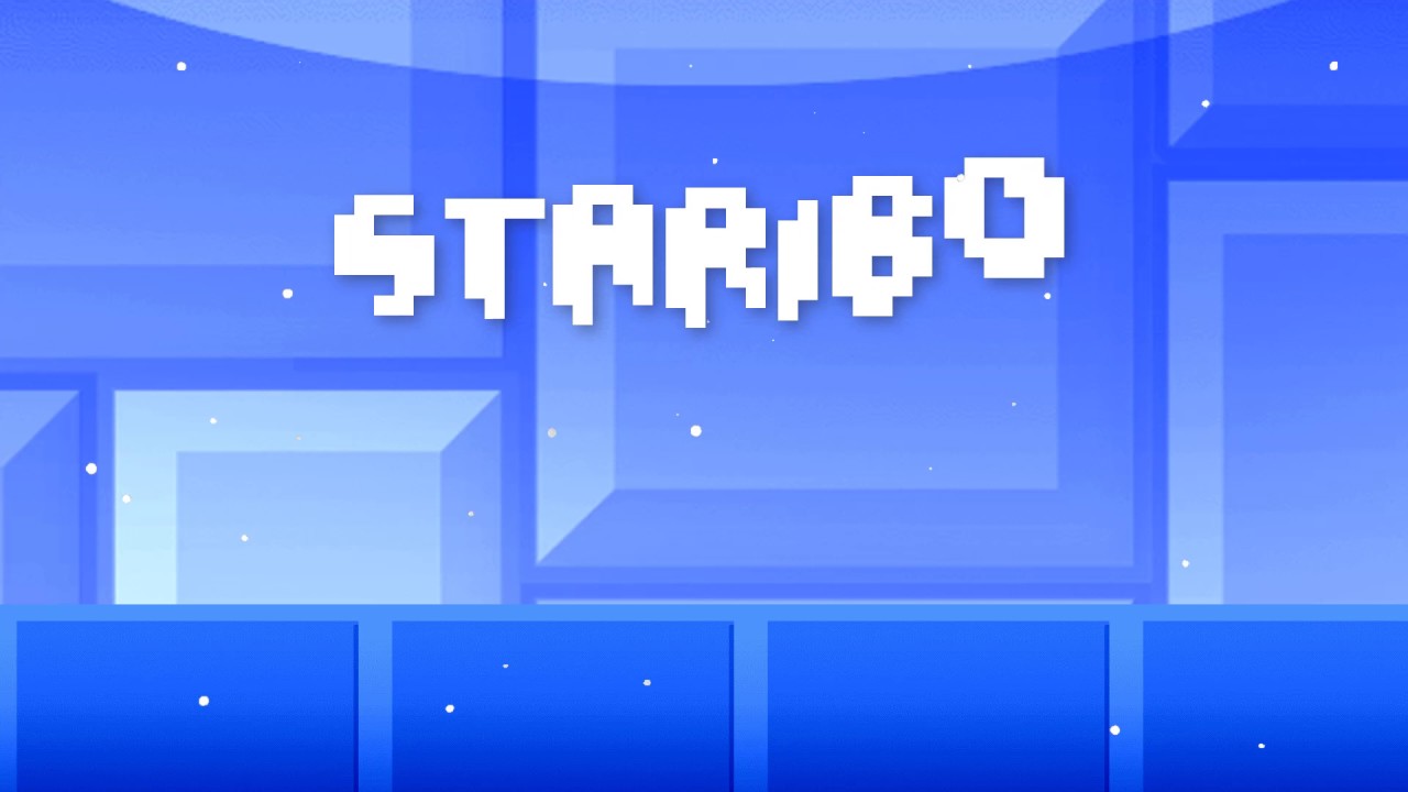 2D Geometry Dash Intro v.2 by me :D - YouTube