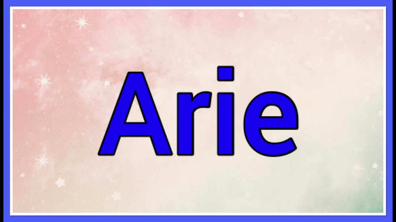 Arie | Name Origin - YouTube