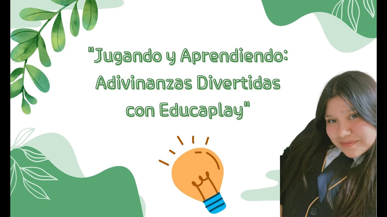 "Cómo Crear Adivinanzas en Educaplay Paso a Paso" - YouTube