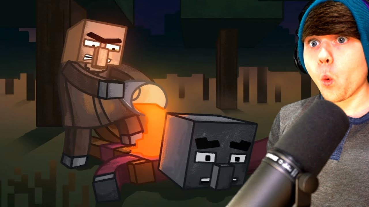 The Story of Minecraft's First Pillager (Cartoon Animation ...