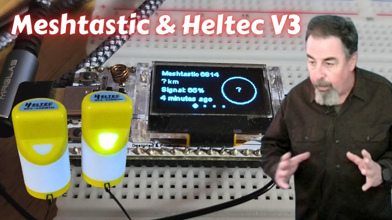 Meshtastic on Heltec WiFi LoRa 32 V3 - YouTube