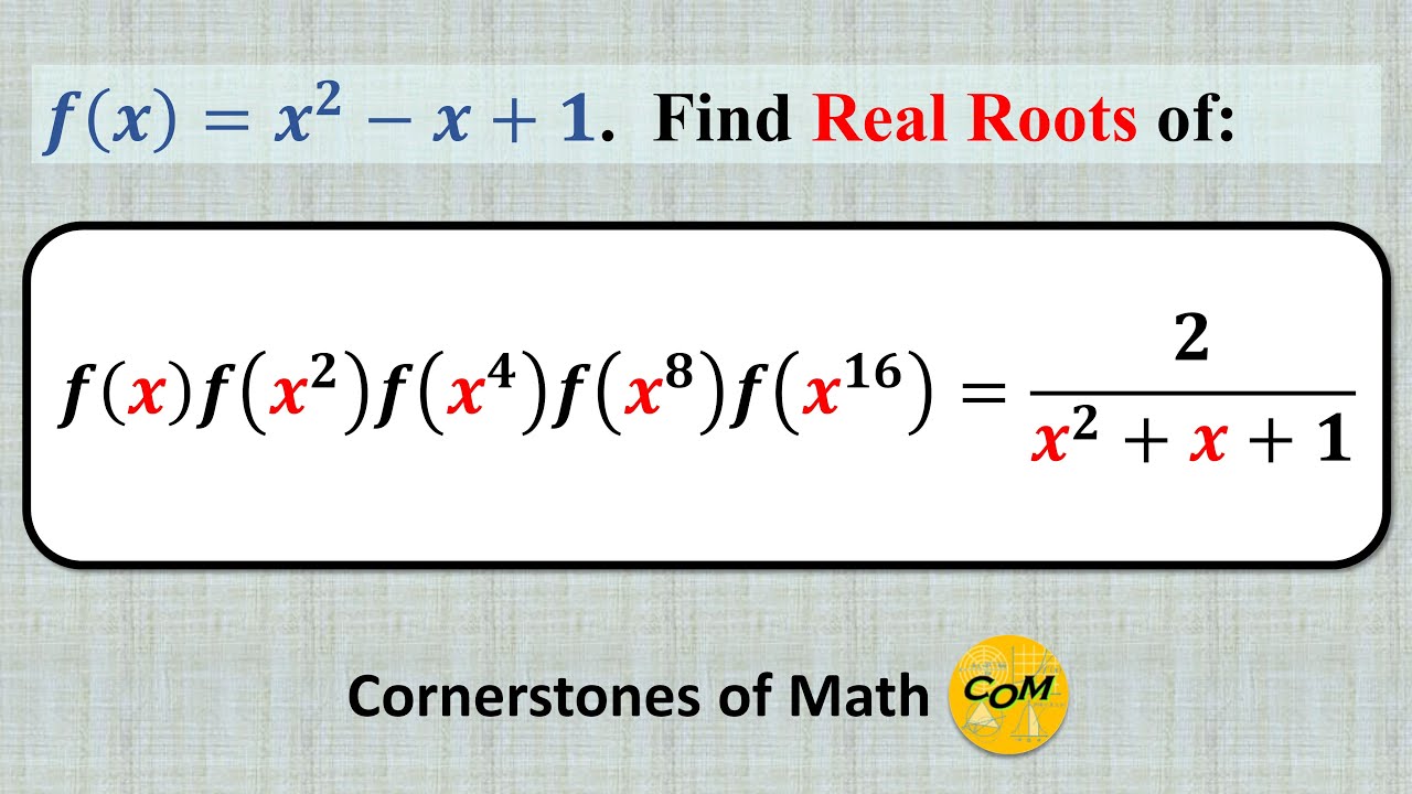 An Equation Involving Higher Degree Polynomials and a Fraction - YouTube