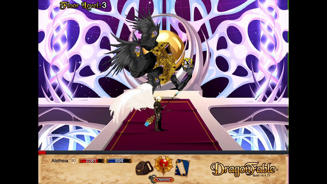 DragonFable - Ranger vs The Exaltia Tower: The Reliquary [Maybe ...