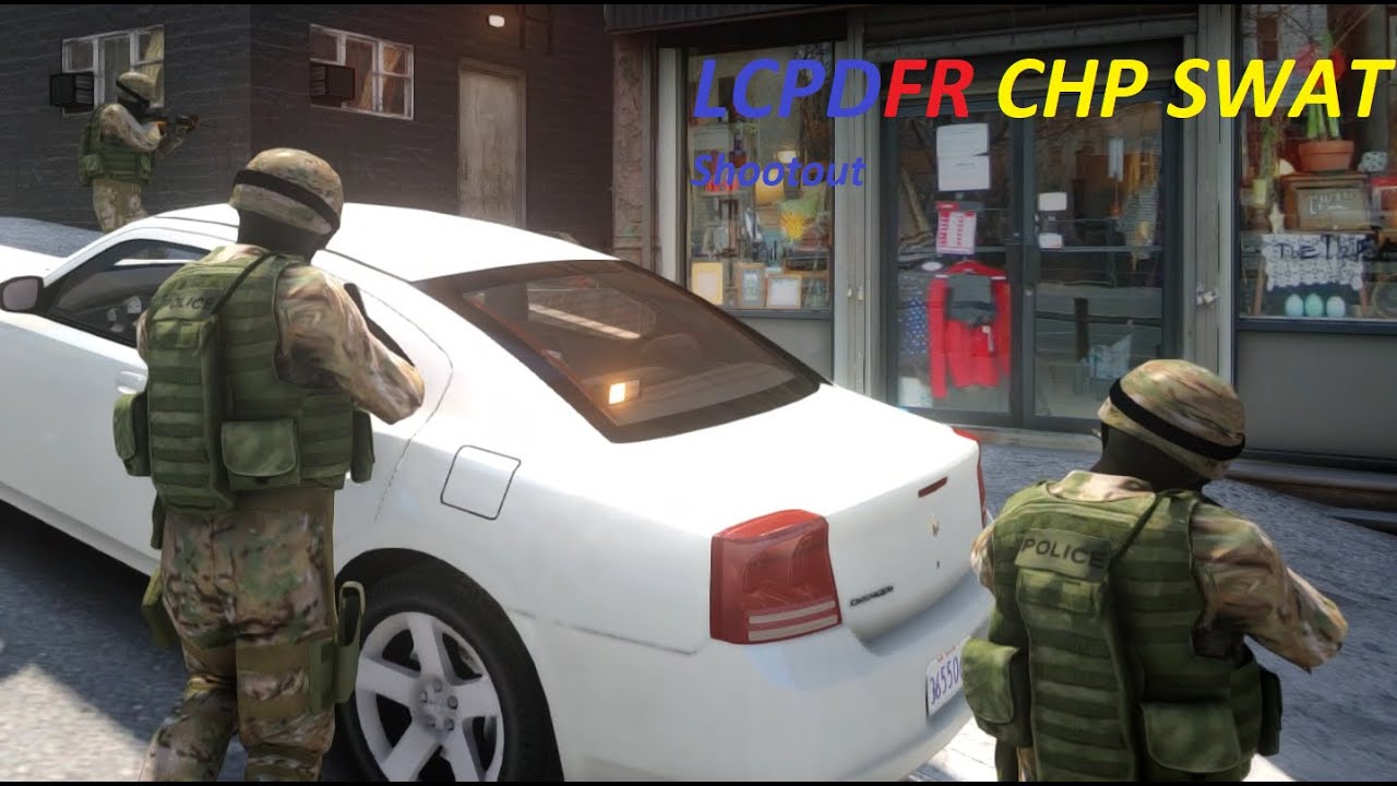 GTA 4 LCPDFR CHP SWAT | Shootout - YouTube