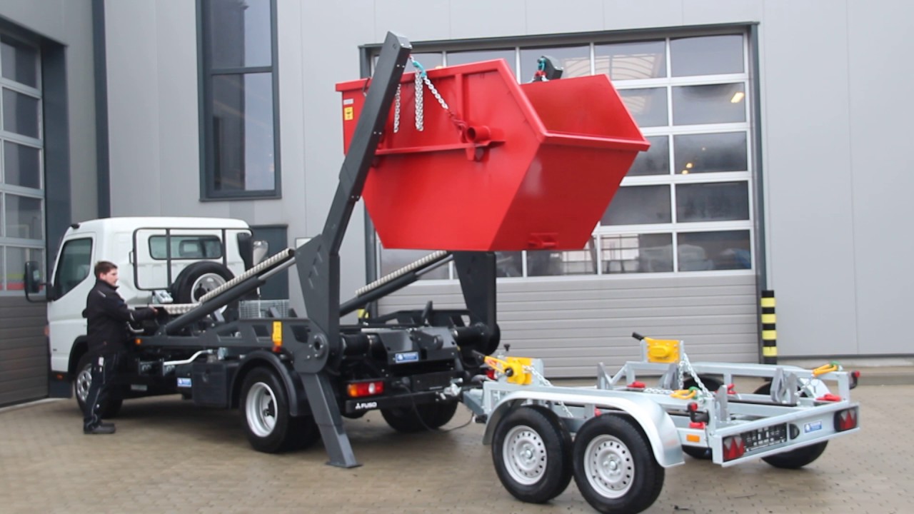 AKFV 55L - Unser Absetzkipper in Aktion! - YouTube