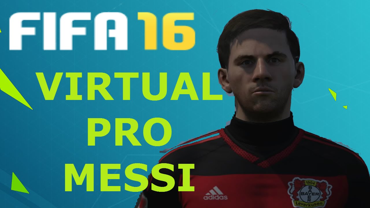 FIFA 16 - LIONEL MESSI Virtual Pro Look a Like Tutorial - YouTube