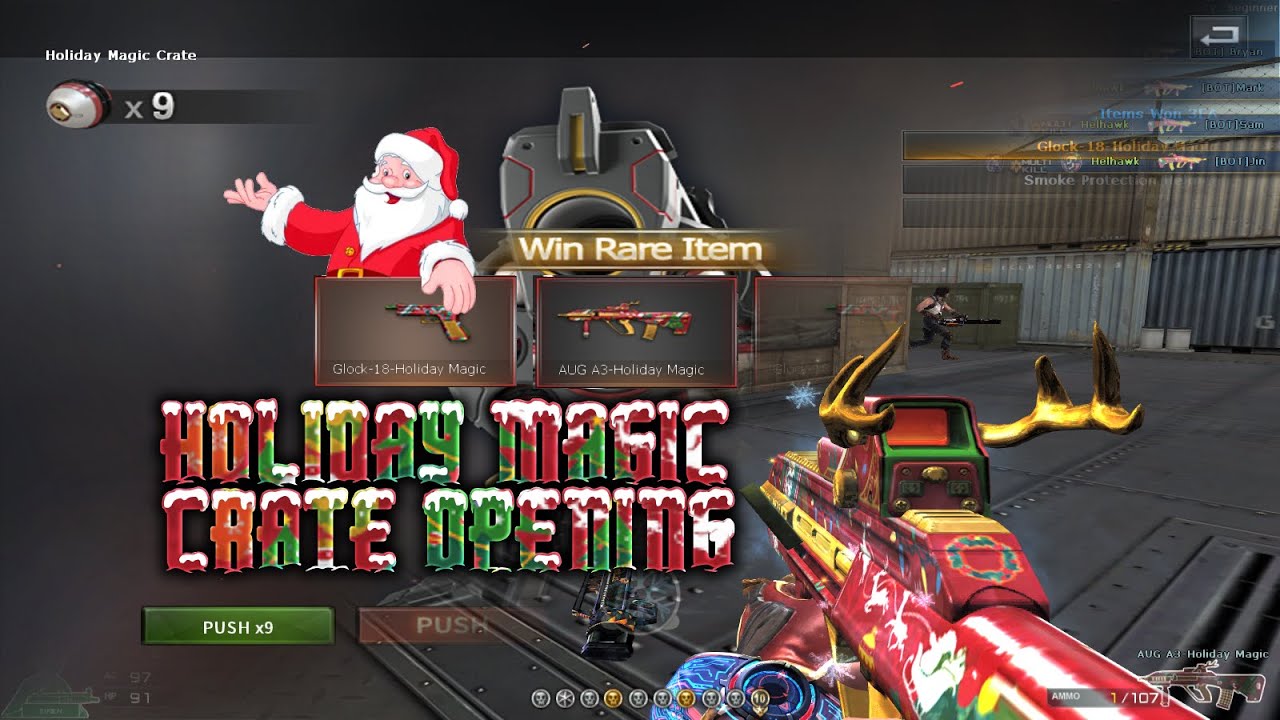 CrossFire West | Opening 25x Christmas crates & Gameplay - YouTube