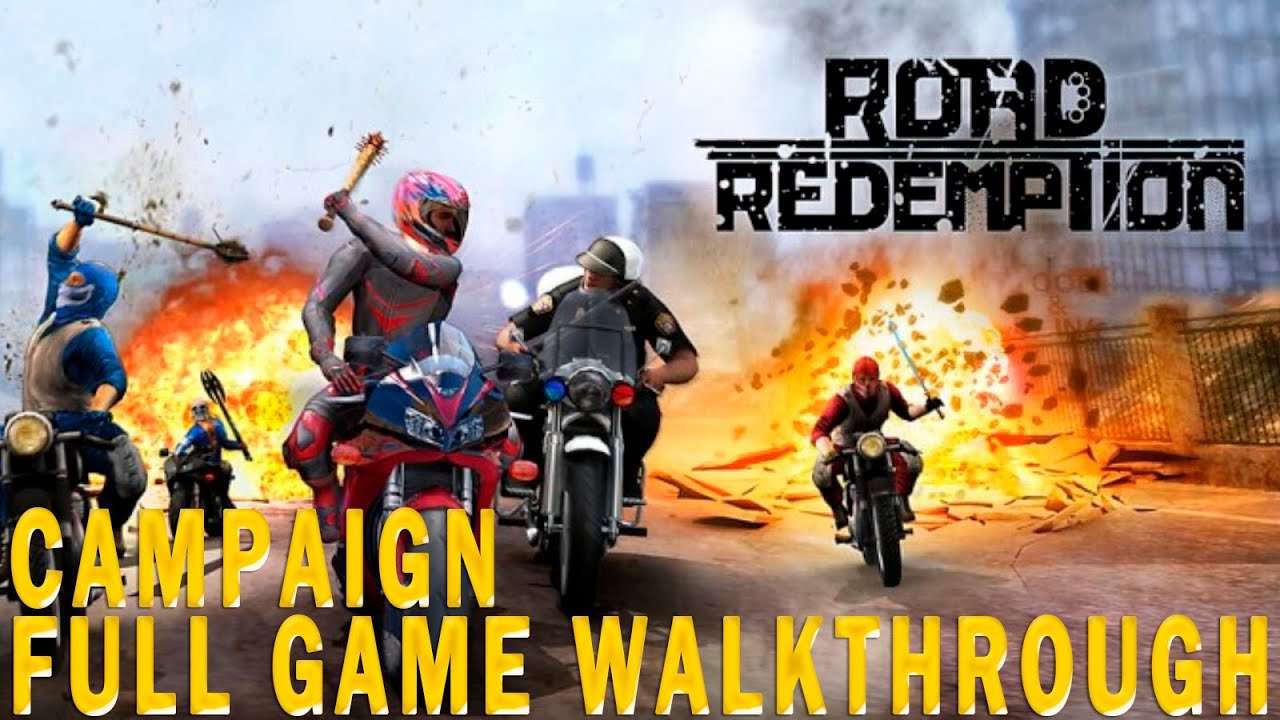 Road Redemption - Campaign: Full Game Walkthrough (No Commentary) - YouTube