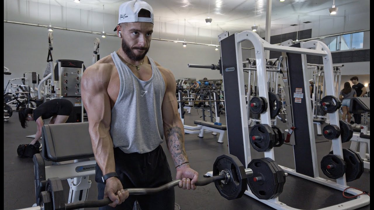 Natural Olympia Bulk Day 52 - Back & Biceps - YouTube