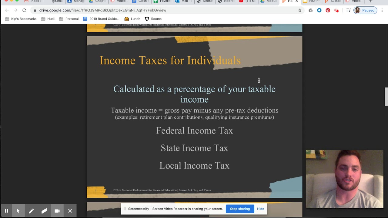 Personal Finance - Module 3-3 Income Taxes and SS - YouTube