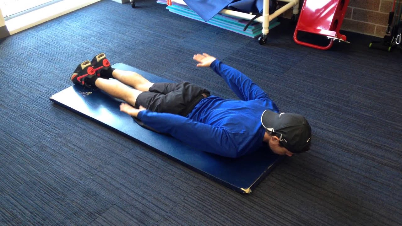 Phase two shoulder exercise - YouTube