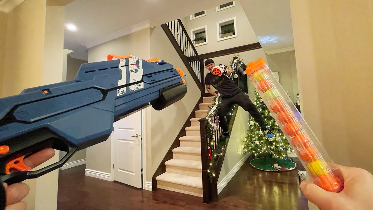 NERF WAR: Nerf First Person Game - YouTube