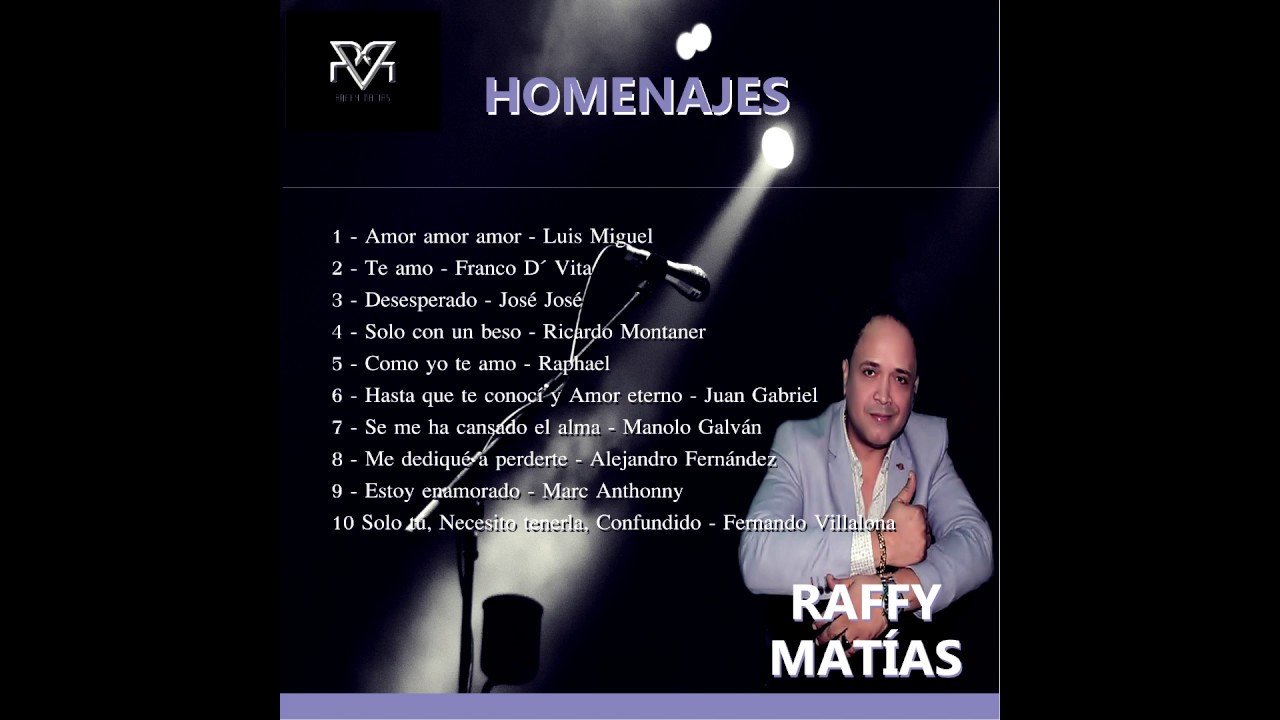 HOMENAJES - RAFFY MATIAS (Producción Completa 2018) - YouTube